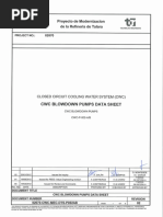 Centrifugal Pump API 610 10TH EDITION / ISO 13709 Process Data Sheet Si ...