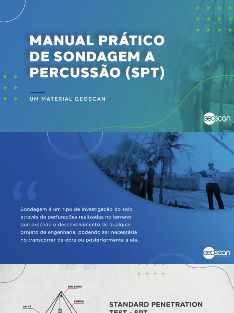 Manual Prático de Sondagem A SPT | PDF