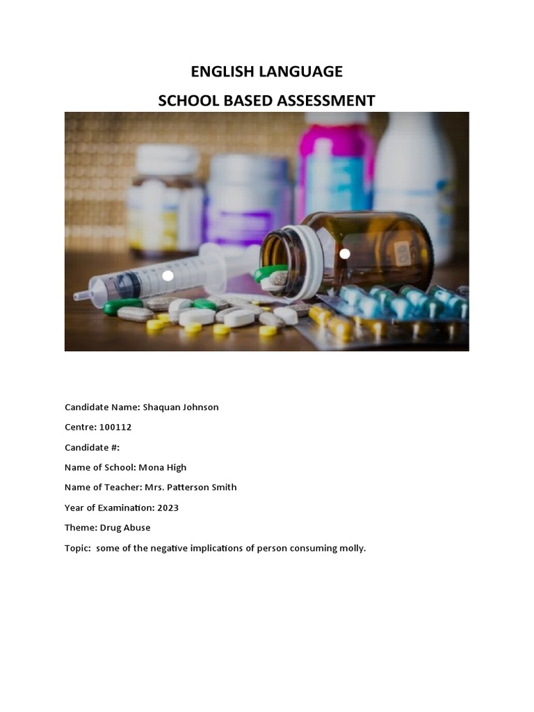 English Language SBA | PDF | Mdma | Communication