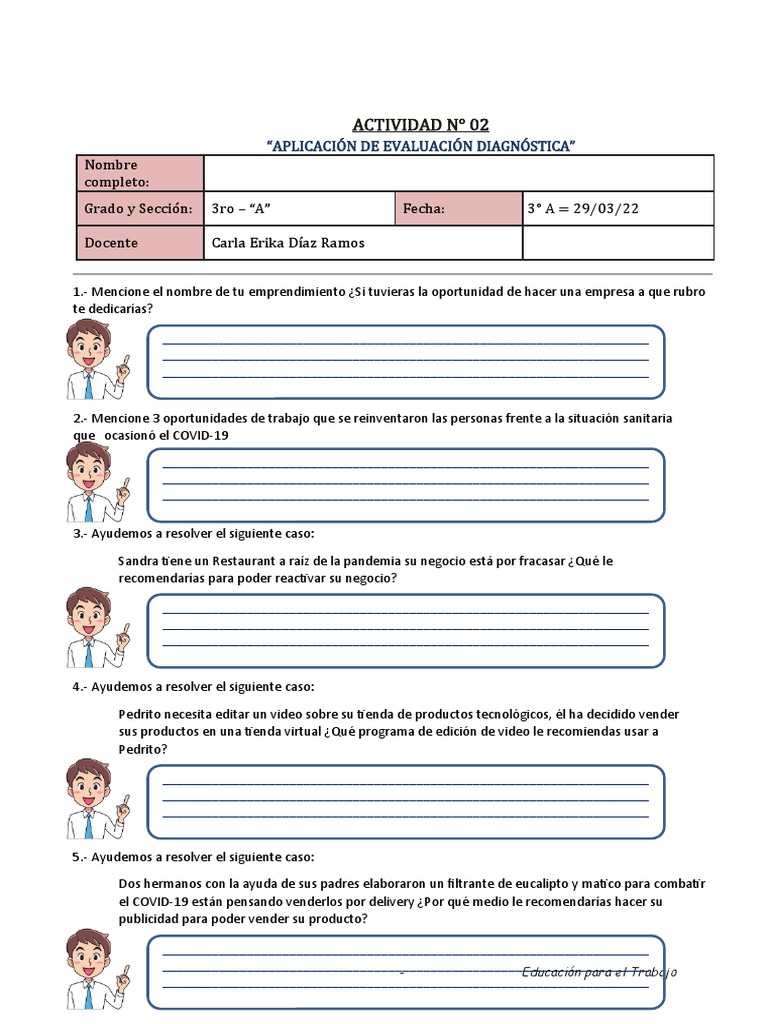 3° - Eval. Diagnostica | PDF