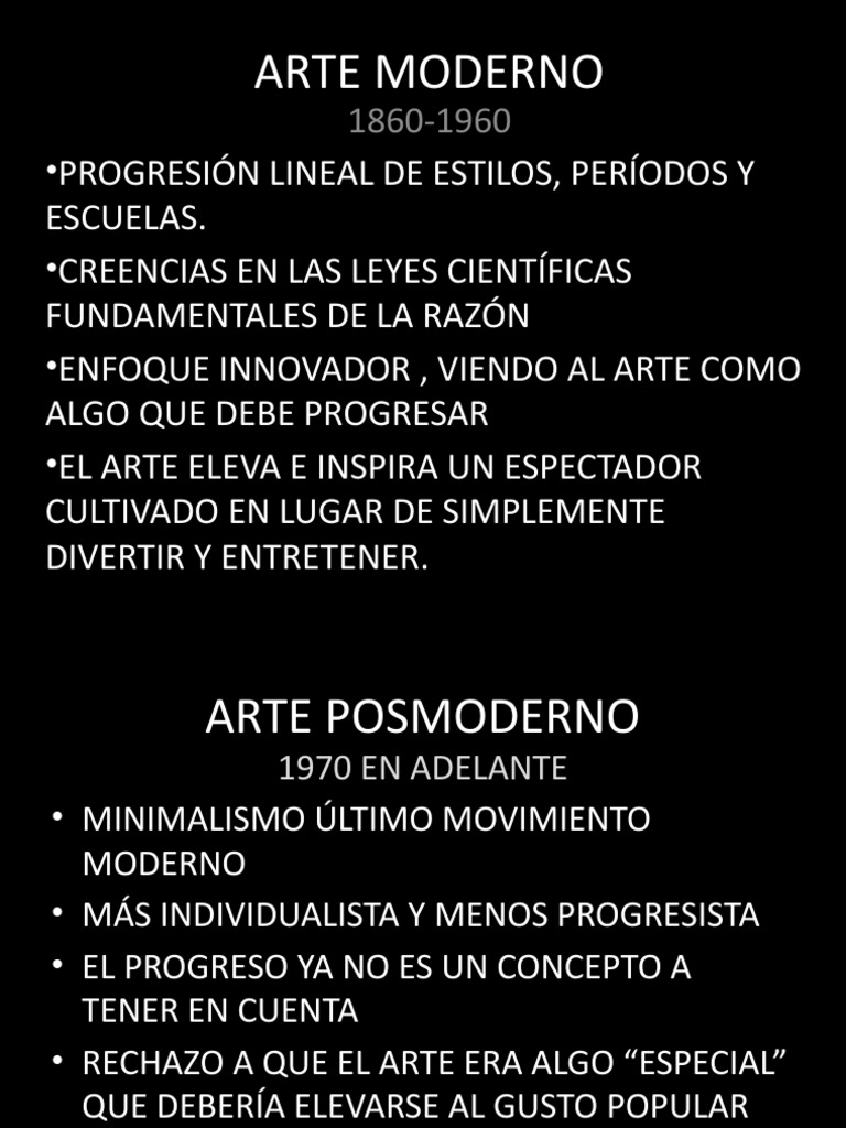 Arte Moderno | PDF