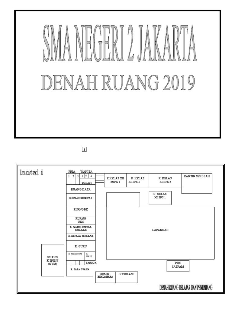 DENAH RUANG DAN SARANA PENUNJANG 2022.doc | PDF