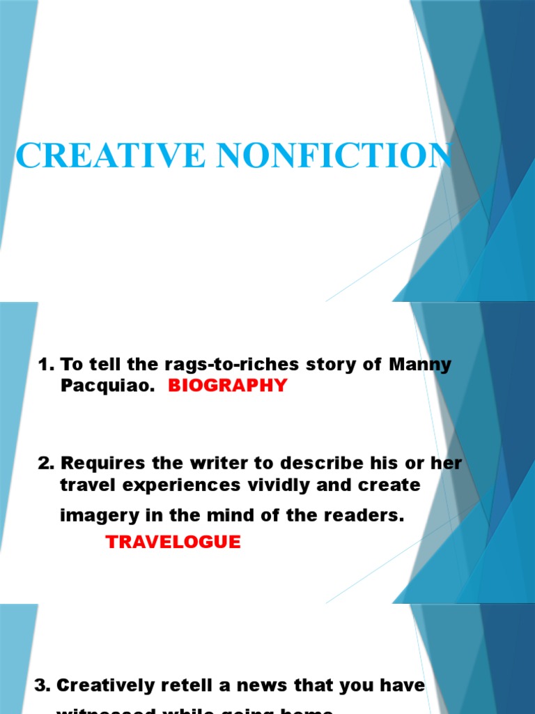 Creative Nonfiction-Writing Critique | Download Free PDF | Evaluation | Accountability