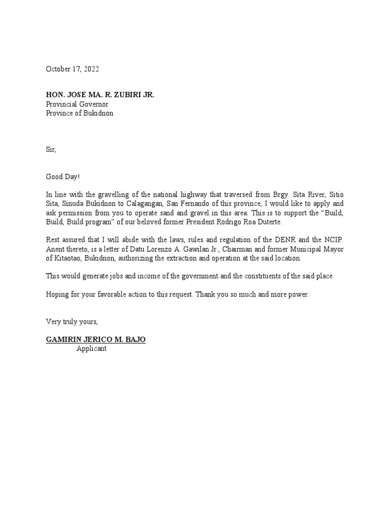 Letter of Intent | PDF