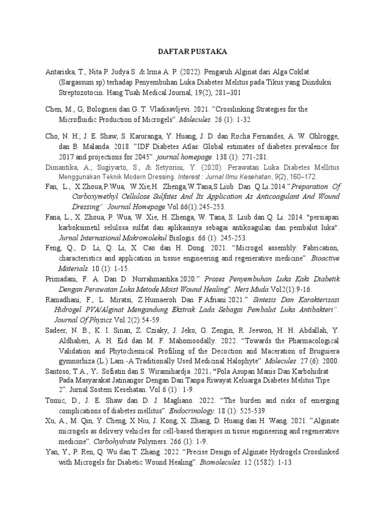 DAFTAR PUSTAKA PKM | PDF
