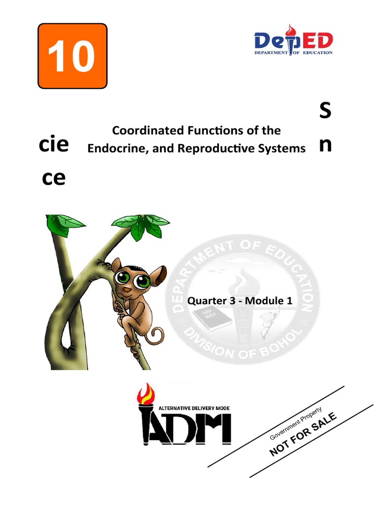 Sci 10 - Q3 - WK 1 - Module 1 | PDF | Human Body | Hormone