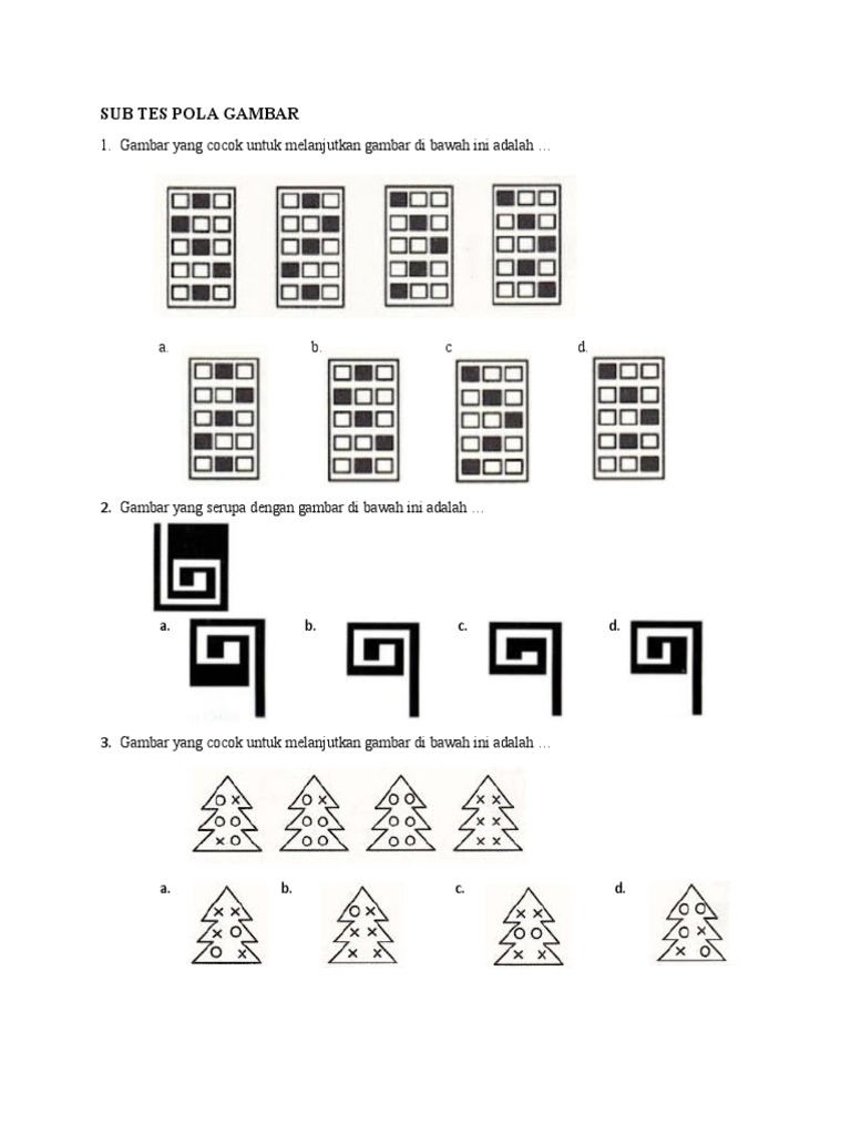 Sub Tes Pola Gambar | PDF