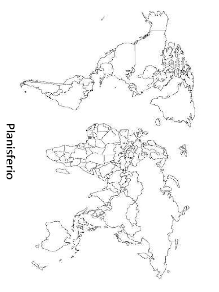 MAPA MUNDIAL SIN NOMBRE CON DIVICION POLITICA | PDF