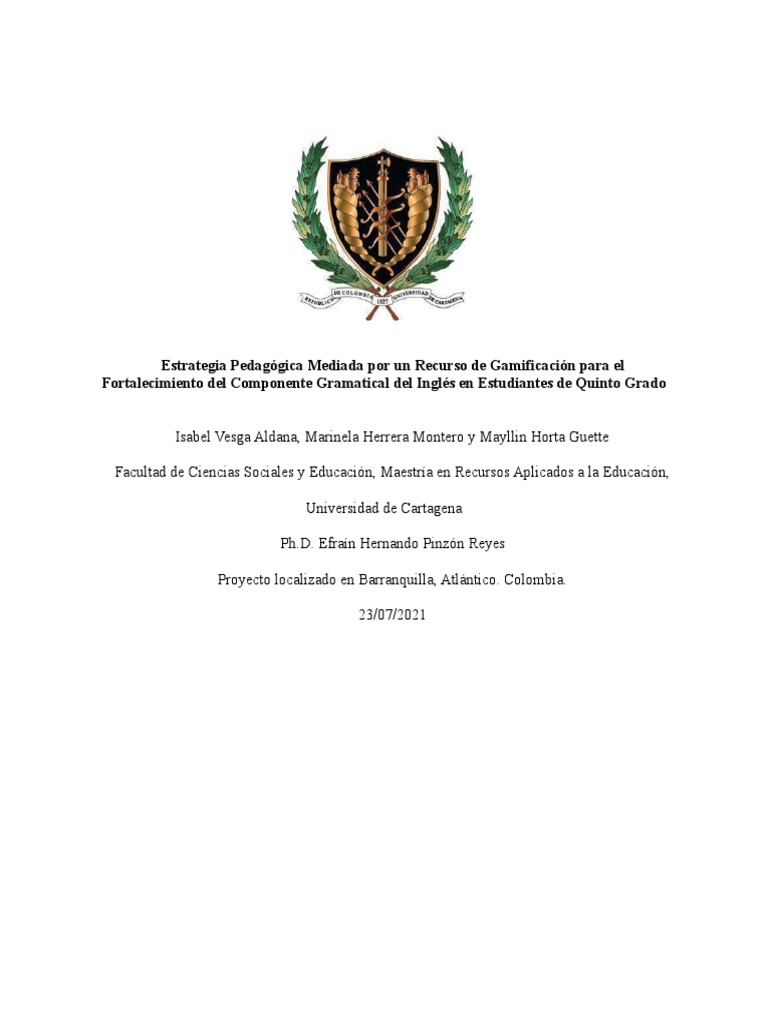 TGF - Isabel Irene Vesga Aldana, Marinela Del Carmen Herrera Montero ...