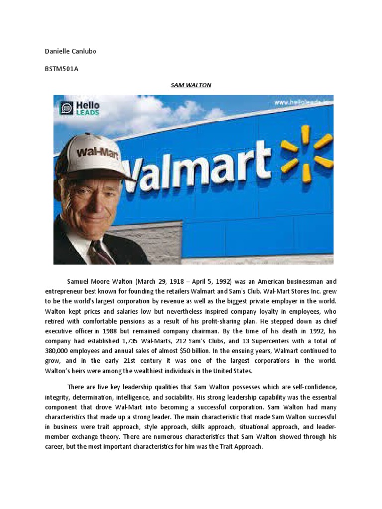 02 Activity 1 ENTREP | PDF | Walmart | Microsoft