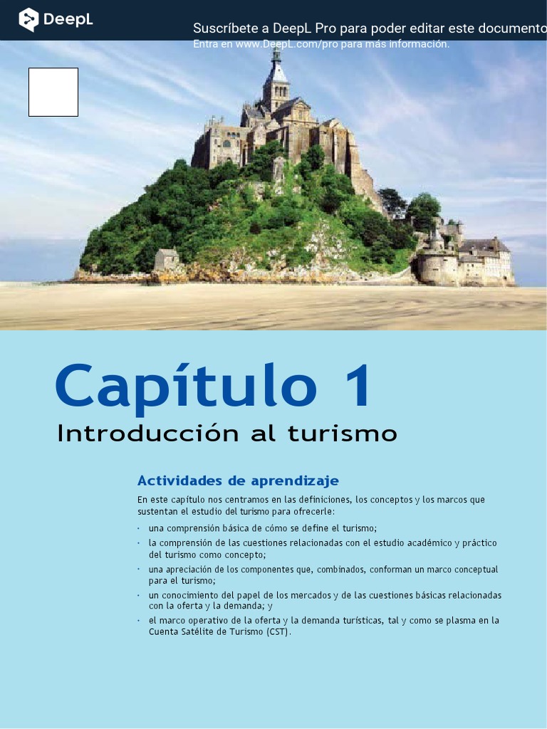 Capitulo 1 | PDF | Turismo | Transporte