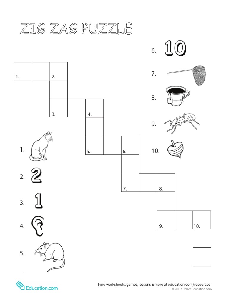 Zig Zag Puzzle | PDF
