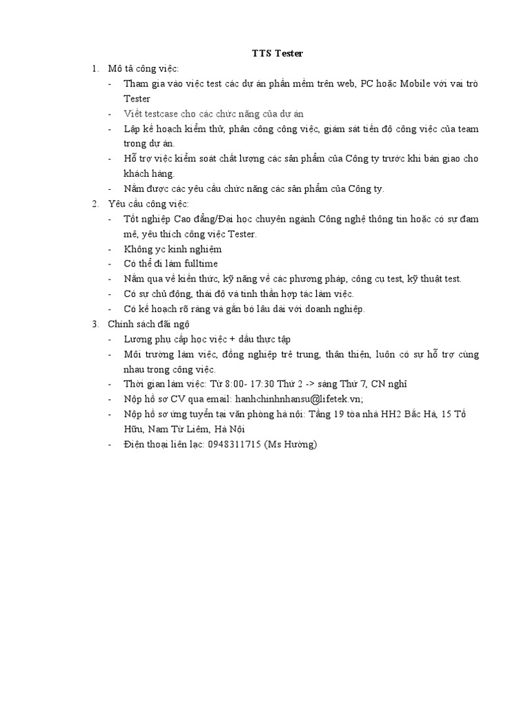 TTS Tester | PDF
