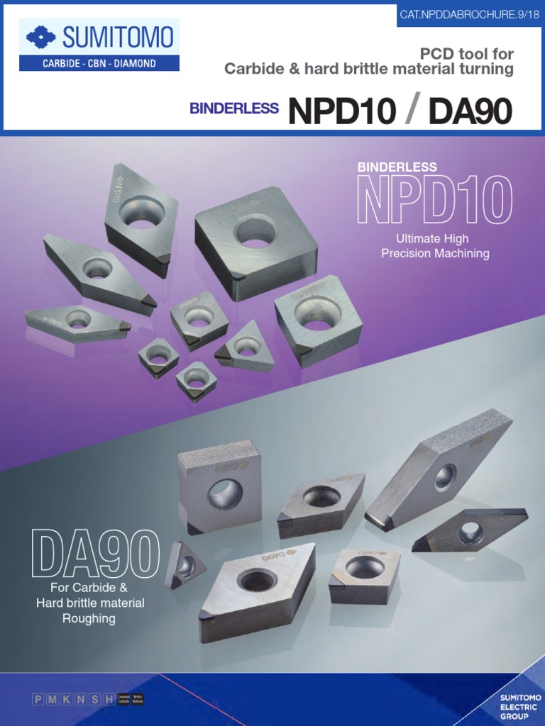 NPD10-DA90 Smallfile | PDF | Machining | Diamond