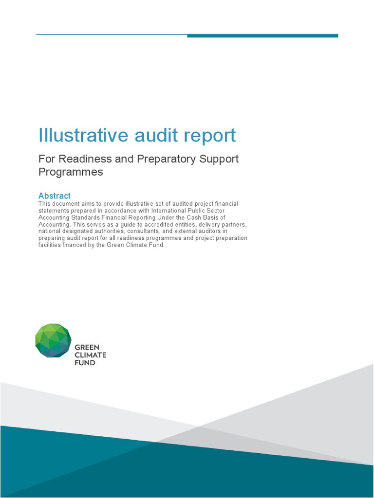 Illustrative Audit Report Template | PDF | Going Concern | Financial Audit