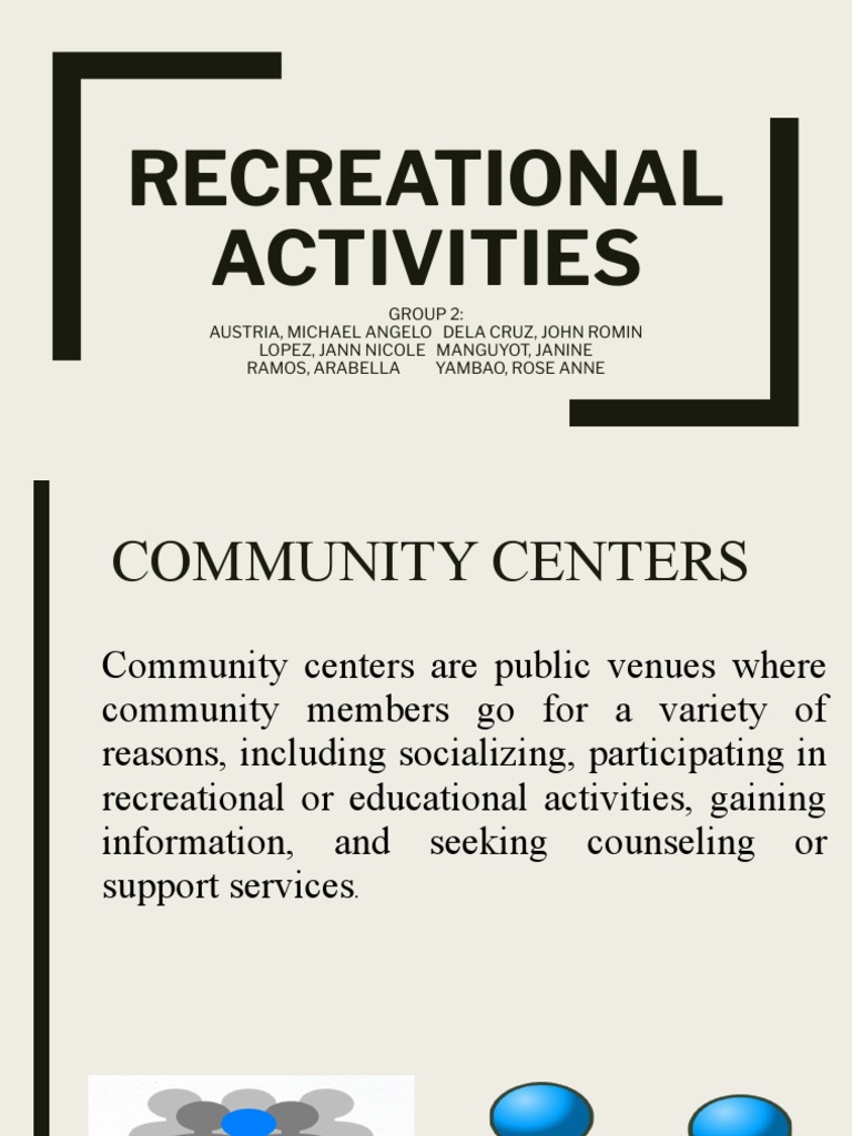 CWTS GROUP 2.pptx 1 | PDF | Recreation | Leisure