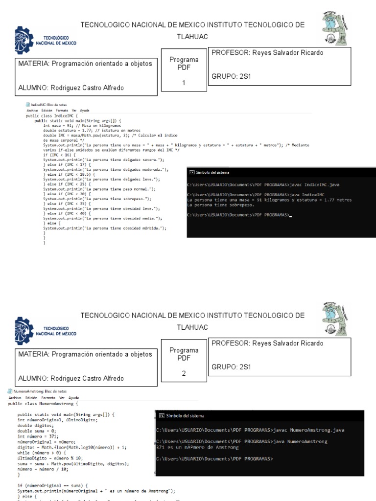 Programas PDF | PDF | Objeto (informática) | Programación orientada a ...