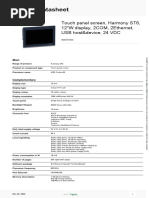 Schneider Electric - Easy-Harmony-ET6 - HMIET6400 | PDF | Touchscreen ...