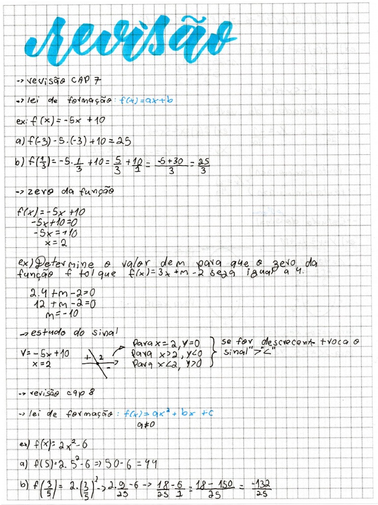 Revisão de Matematica | PDF