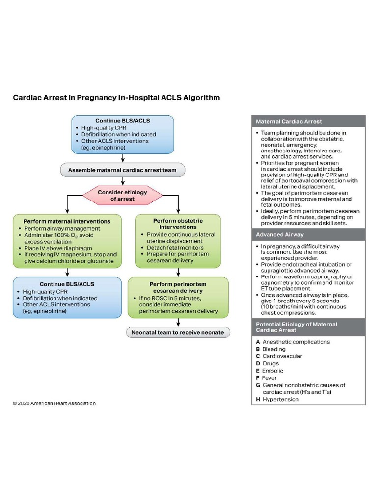 Pregnancy Cardiac Arrest | PDF