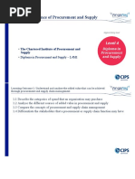 CIPS L4-Sourcing in Procurement and Supply | PDF | Procurement | Stock ...