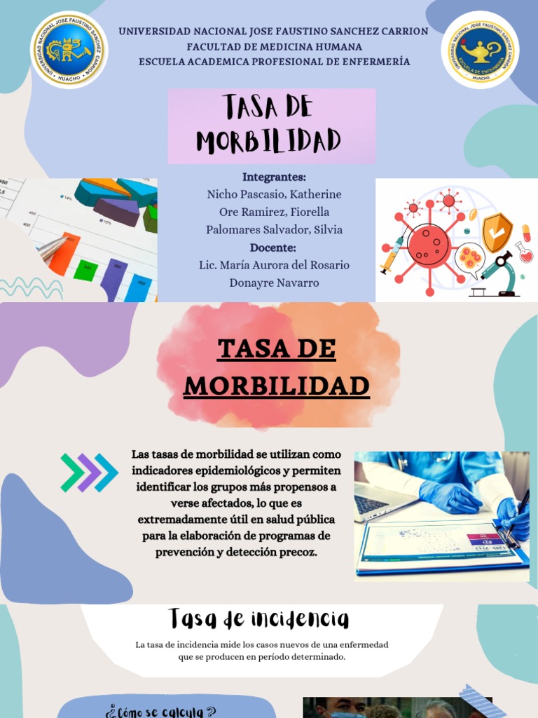 Tasa de Morbilidad | PDF | Predominio | Humanidades Médicas