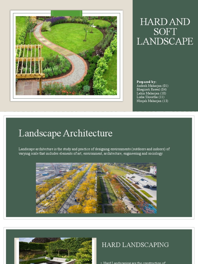 Hard and Soft Landscape | PDF | Trees | Hedge