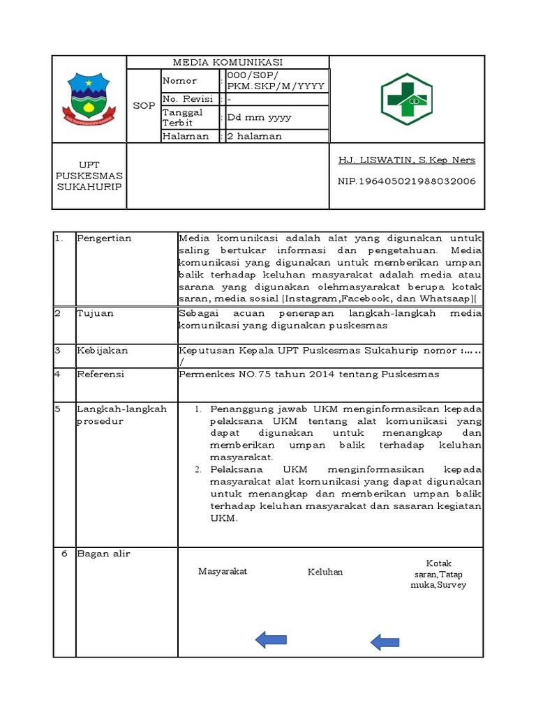 Sop Media Komunikasi | PDF
