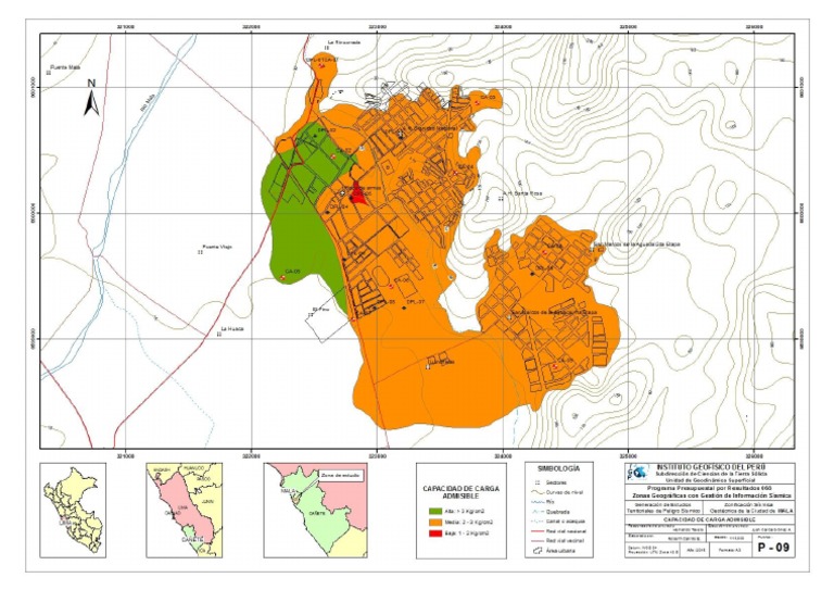 Mapa de Capacidad de Carga Admisible Mala | PDF