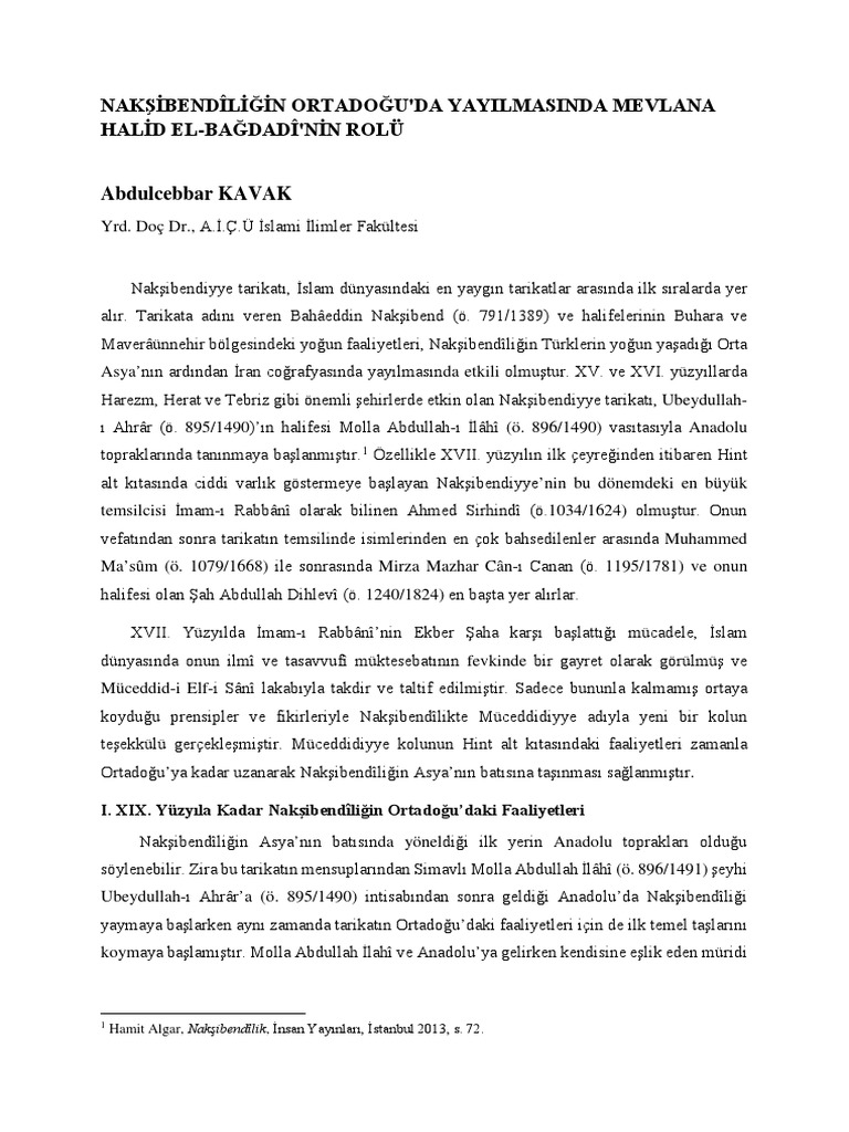 Sempozyum Teblig Metinleri PDF | PDF