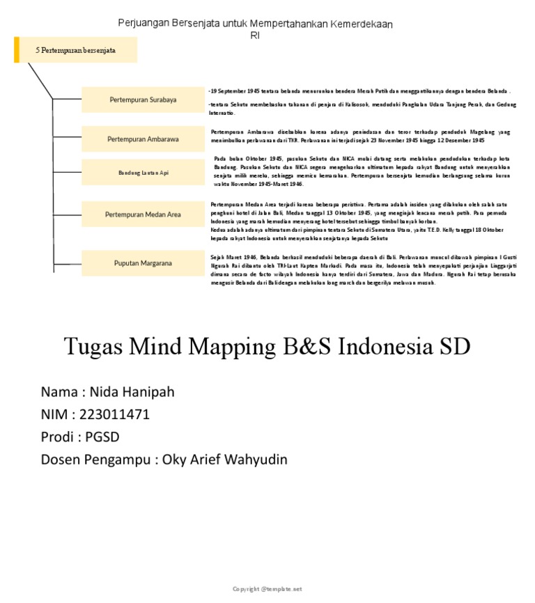 Mind Mapping Nida Hanipah | PDF