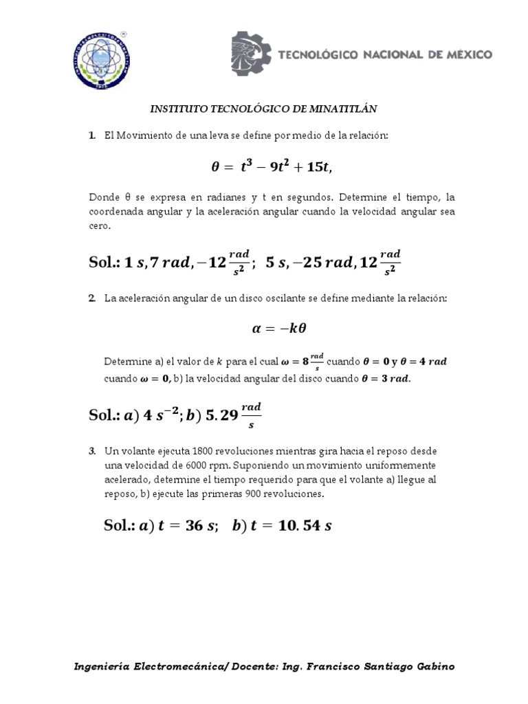 Problemario TEMA II | PDF | Velocidad | Metrología
