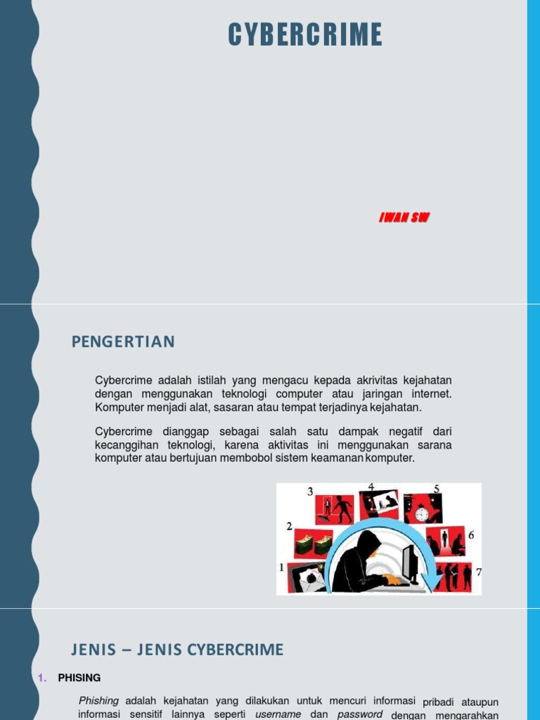 Jenis dan Penanggulangan Cybercrime | PDF