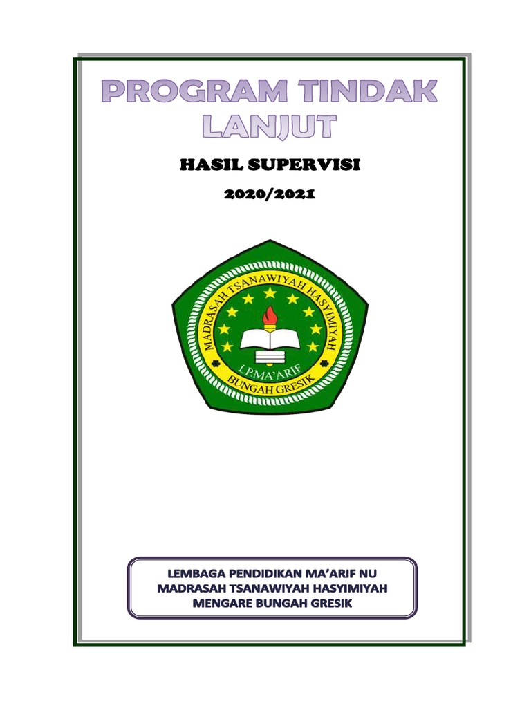 Program Tindak Lanjut Supervisi 2020-2021 | PDF | Karier & Perkembangan