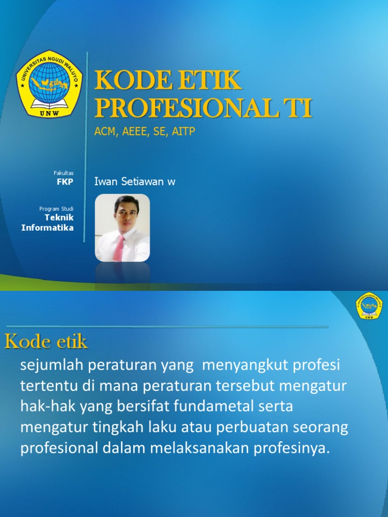 Kode Etik Ti | PDF