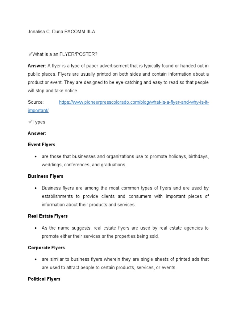 Flyers - Posters - Notes | PDF | Brand | Advertising