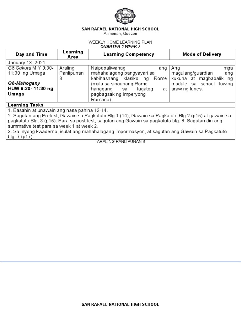 AP 8 Sakura-Mahogany WLHP q2w2 | PDF