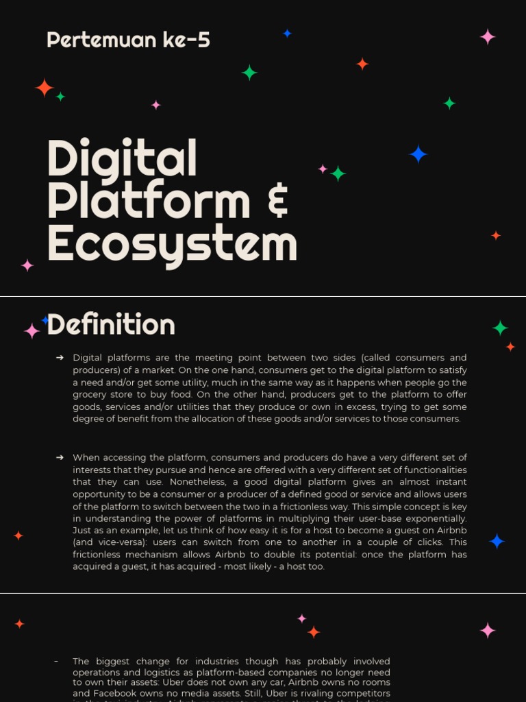 Digital Platform & Ecosystem Definitions | PDF | Apple Inc. | I Pod