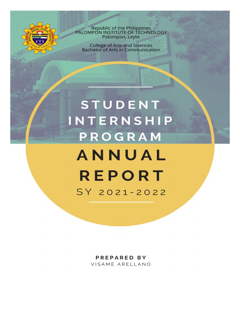 SIP Annual Report 2021-2022 (2023 - 02 - 01 08 - 31 - 28 UTC) | PDF | Internship | Job Hunting