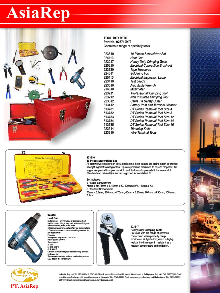 Tool Box-Brosur | PDF | Electrical Connector | Electromagnetism