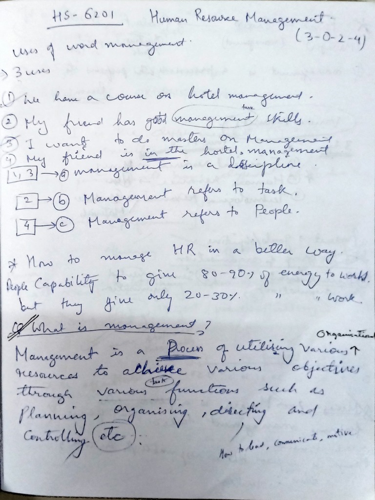 HS Notes | PDF HS Notes | PDF