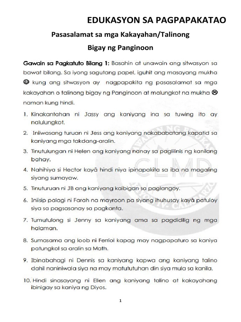 Las Quarter 4 Week 3&4 | PDF