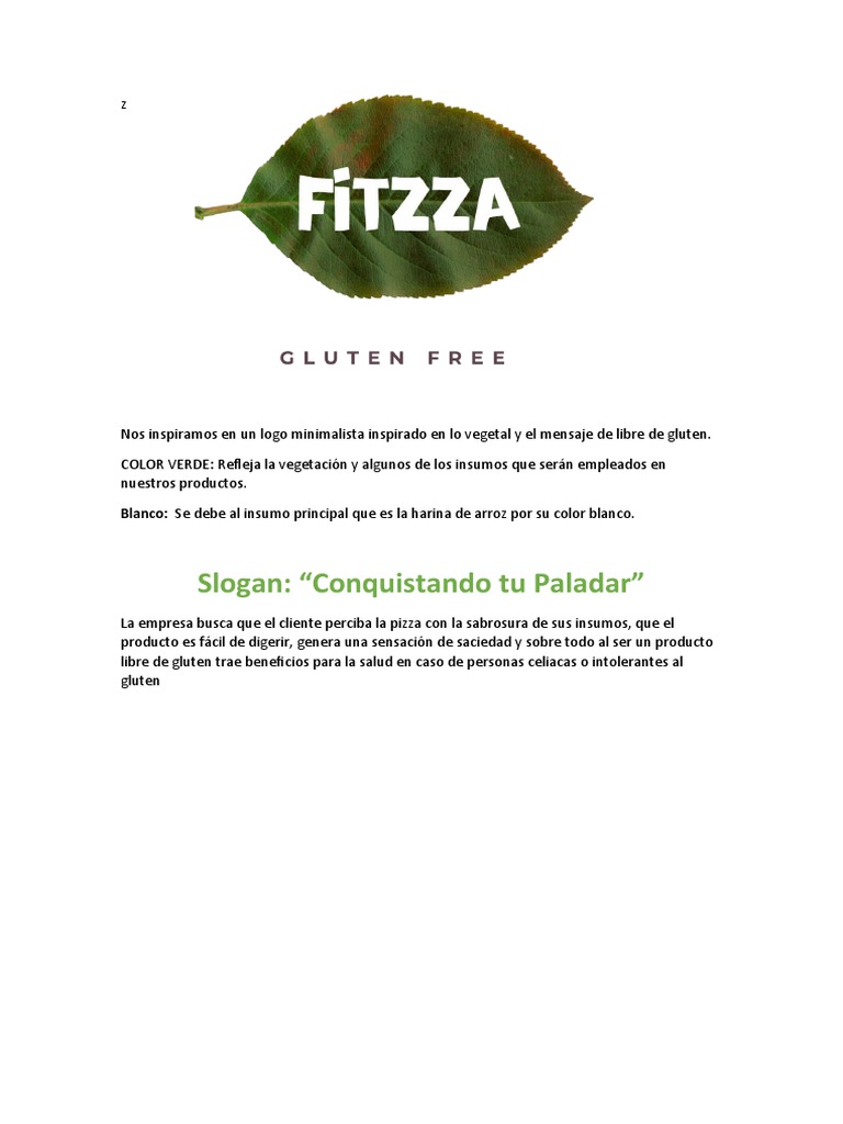 Logo y Slogan Fitzza | PDF
