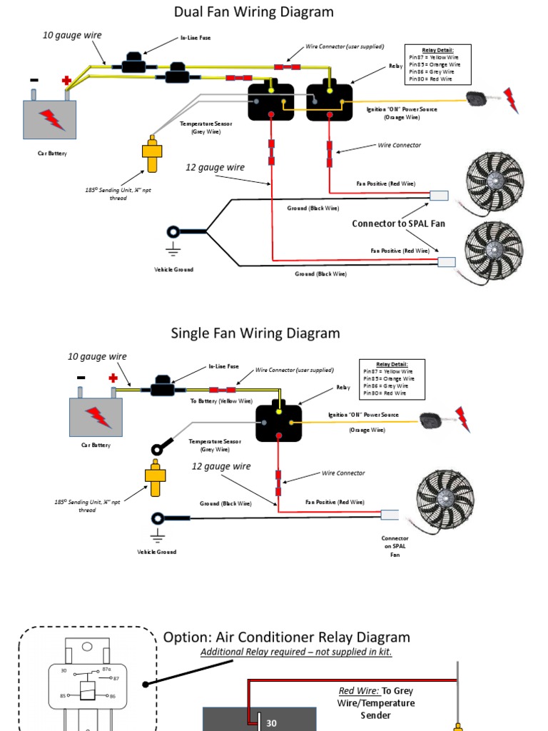 Wiring Diagram AC Relay.pdf | PDF | Air Conditioning | Electrical Connector