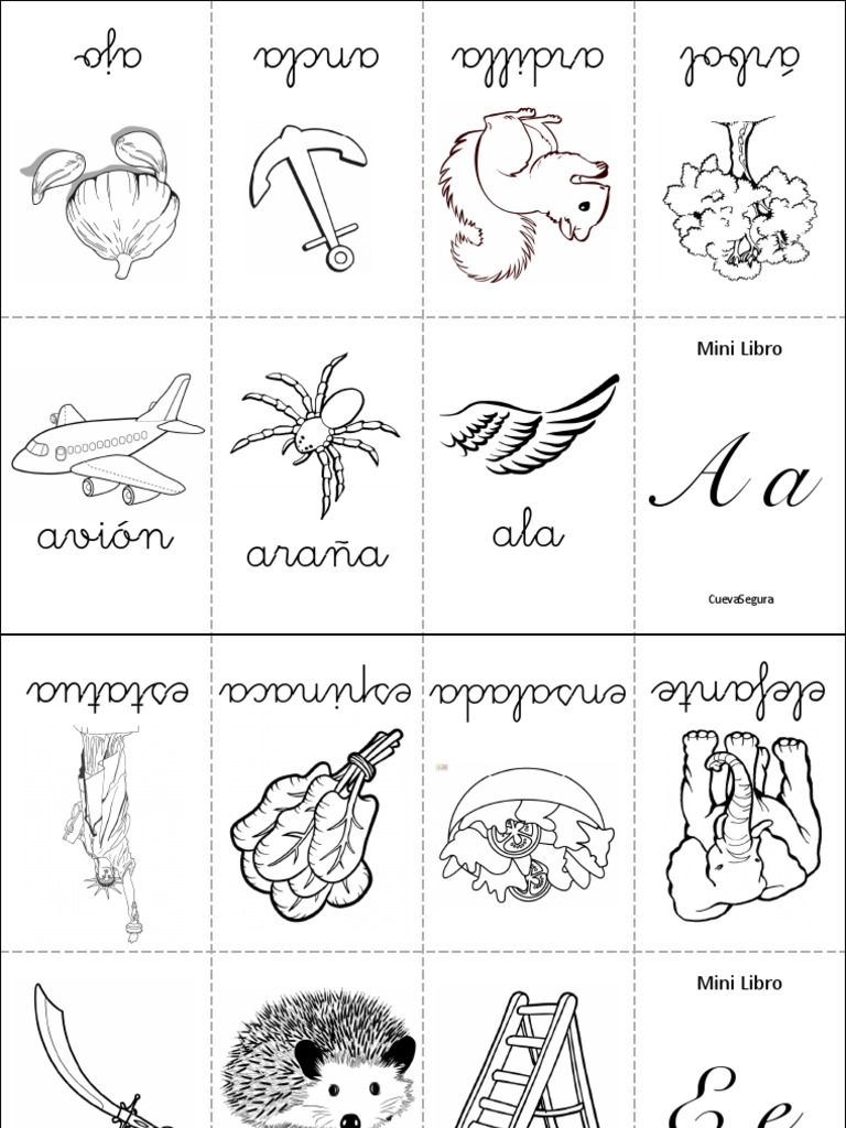 Mini Libros Vocales | PDF