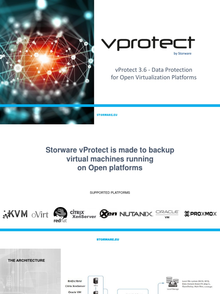 Vprotect 3.6 Data Protection For Open Virtulization Platforms | PDF ...
