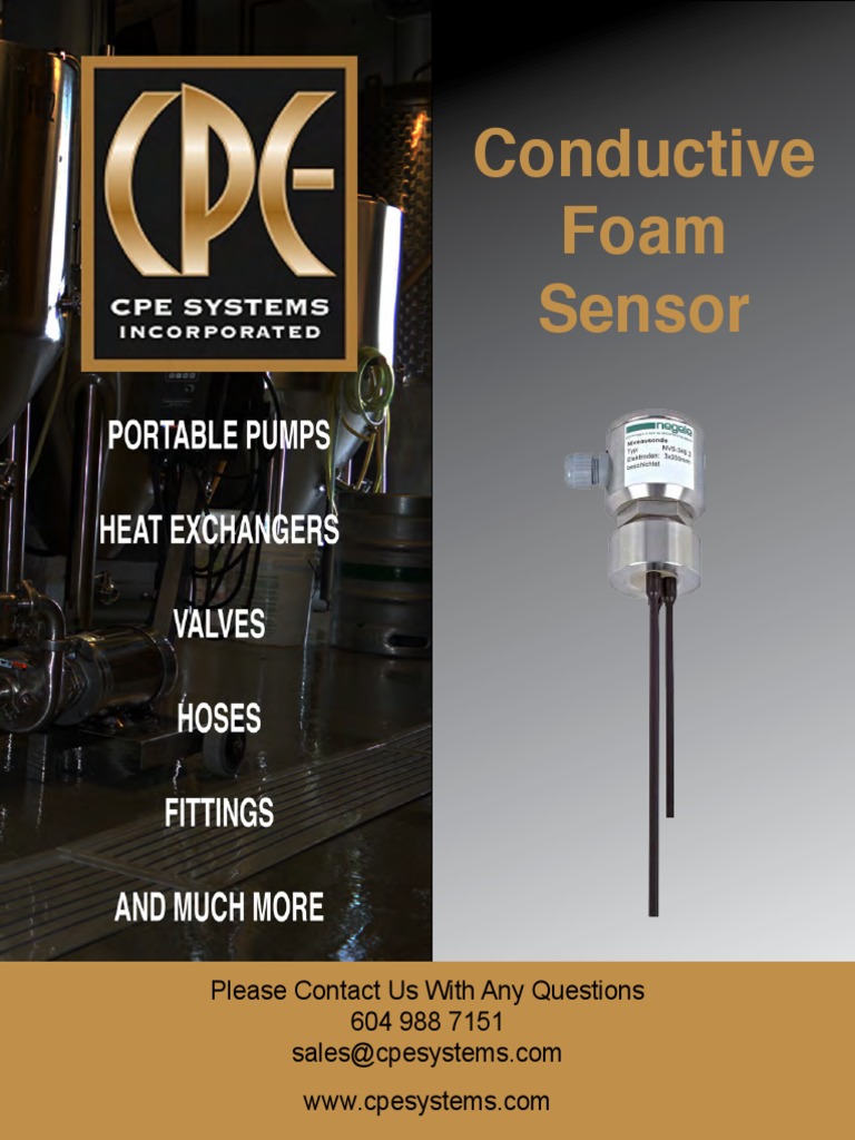 Conductive Foam Sensor CPE | PDF | Electrical Connector | Equipment