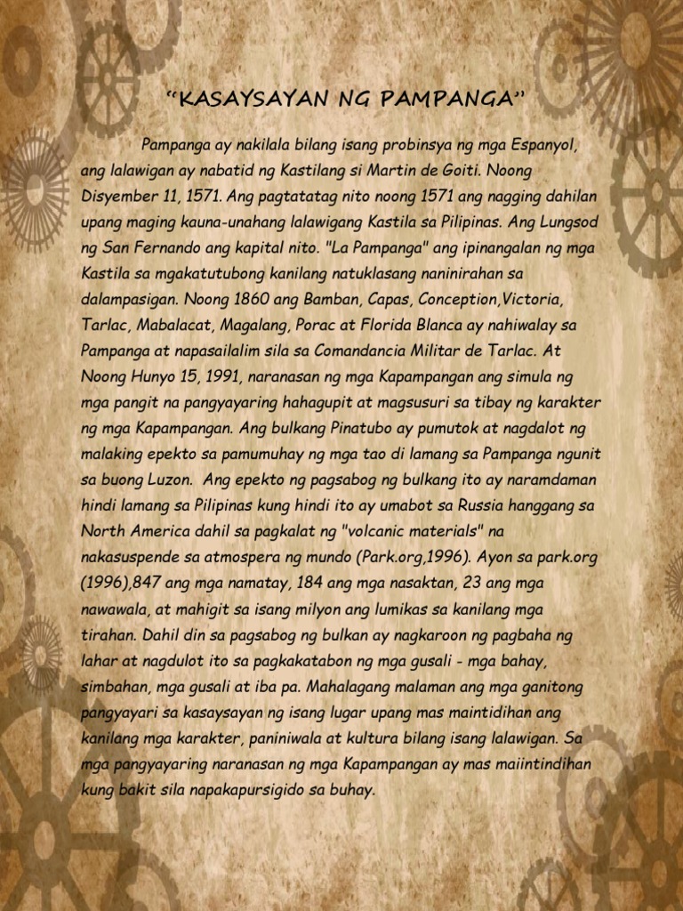 Kasaysayan NG Pampanga | PDF