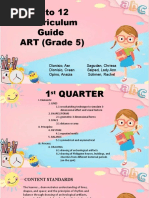 Grade 1 - Arts (Third Quarter) | PDF | Artistic Techniques
