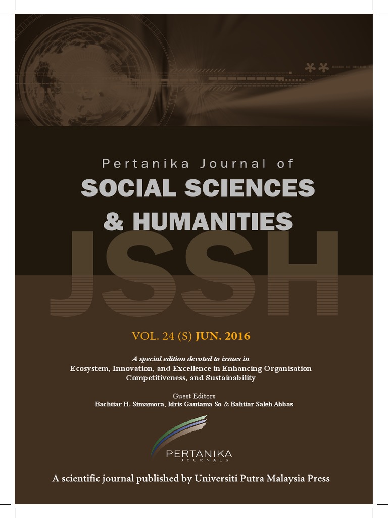JSSH Vol. 24 (S) Jun. 2016 (View Full Journal) | PDF | Academic Journal ...